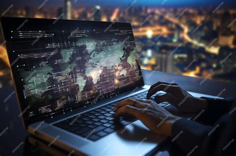 Premium Ai Image Human Hands Typing On Keyboard Concept Of