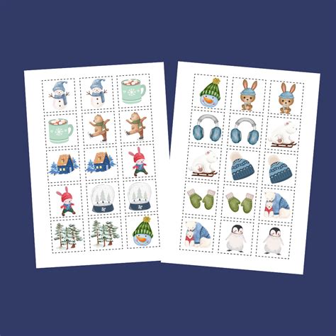 Gratis Memory Spill Vinter Kreativ Lek