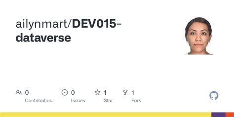 Github Ailynmartdev015 Dataverse