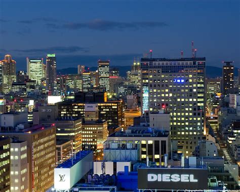 大丸心斎橋店北館 屋上庭園（旧そごうパーク） 大阪 At Night 大阪の夜景 Osaka At Night