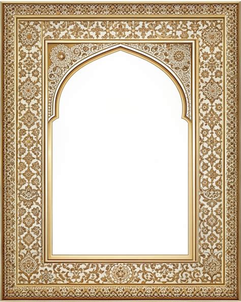 Muslim Frame Surrounded By Beautiful Flowers Premium Ai Generated Image