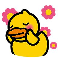 B Duck 日常篇 Whatsticker