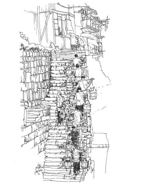 山城简笔画 重庆手绘景点 重庆简笔画 第4页 大山谷图库
