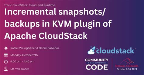 Meet The Cloudstack Community At Community Over Code Na Denver