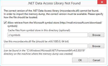 Import Memory Dump Files NET Memory Profiler Documentation