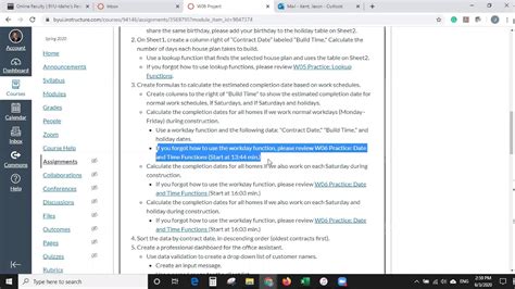 Week 06 Project Walkthrough Youtube