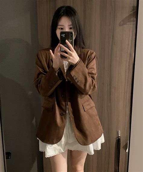 쇼퍼랜드 고퀄리티 모델소장 어텀 빈티지 라인 오버핏 스웨이드 자켓 3color