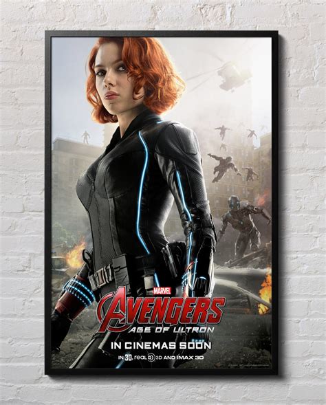 Avengers Age Of Ultron Black Widow Poster
