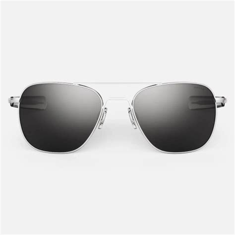 Randolph Aviator Matte Chrome And American Gray Aircraft