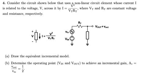 Solved 4 Consider The Circuit Shown Below That Uses A