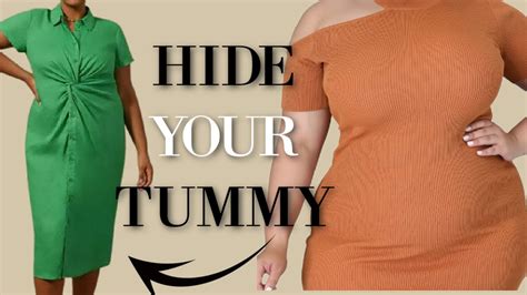 How To Hide Your Stomach In A Tight Dress