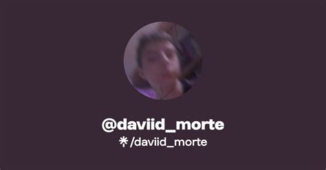 Daviid Morte Twitter Tiktok Twitch Linktree