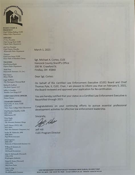 Michael Cortez Clee Mscj On Linkedin Re Certified As A Certified Law Enforcement Executive