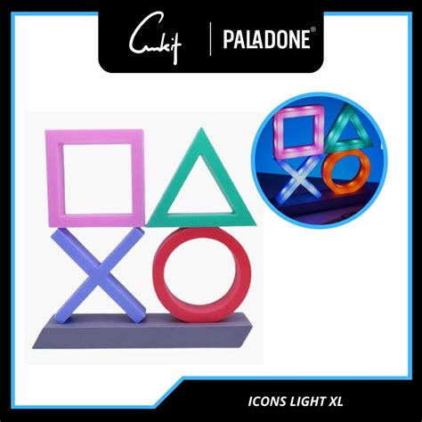 25 07 Sale 】playstation Icons Light Xl 3 Phase Colour Breathing Icons Light Ps4 Ps5 Disc Digital