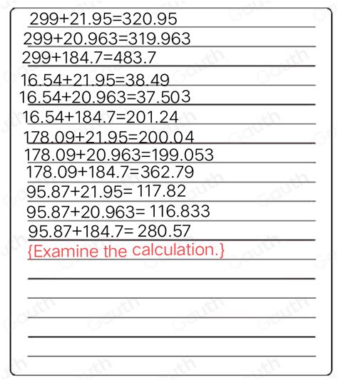 Solved Complete The Calculation Grid 1306 1 Algebra Solved Complete The Calculation Grid 1306 1 Algebra