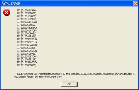 Audio Stream Manager Creates A Fatal Error Techyv Com