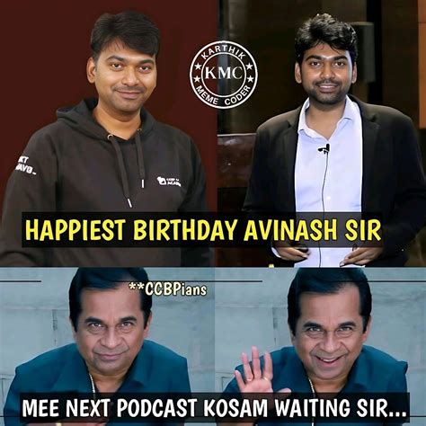 Karthik Alampally On Linkedin Happybirthday Avinashdara Wishingyoujoy 12 Comments