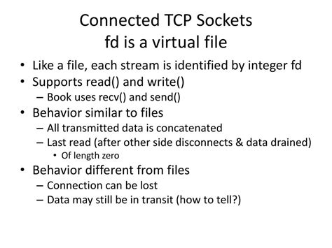 First Glimpse Of The Sockets Api Ppt Download