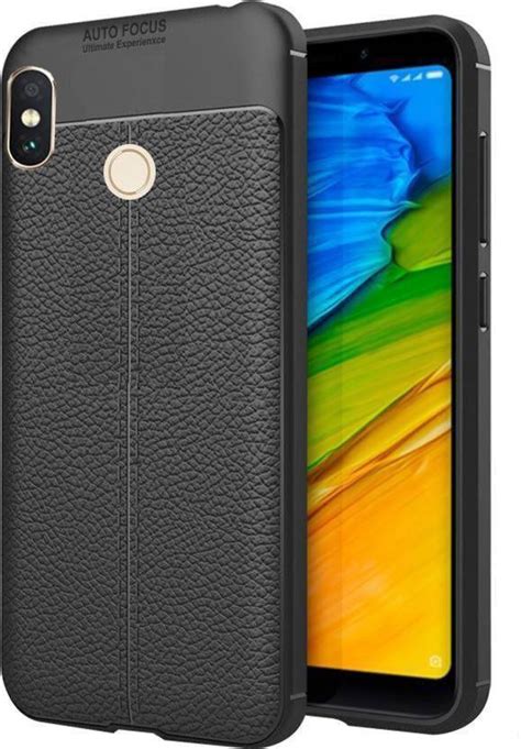 Redmi Note 6 Pro Soft Auto Focus Black Armour Cover GearWale Com