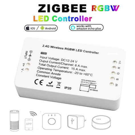 ZIGBEE Zll Led Controller LED RGBW Dimmer Timer Zigbee Controller Comptible With Amazon Echo