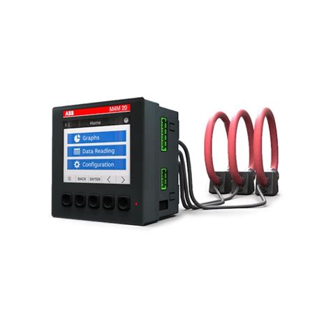 Abb Smart Buildings Power Quality Analyzer Abb M4m20 Rogowski 3p 5a Cl0