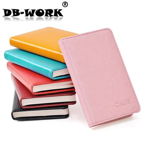 Fashion Color Soft Leather Notepad South Korea A7 Creative Stationery