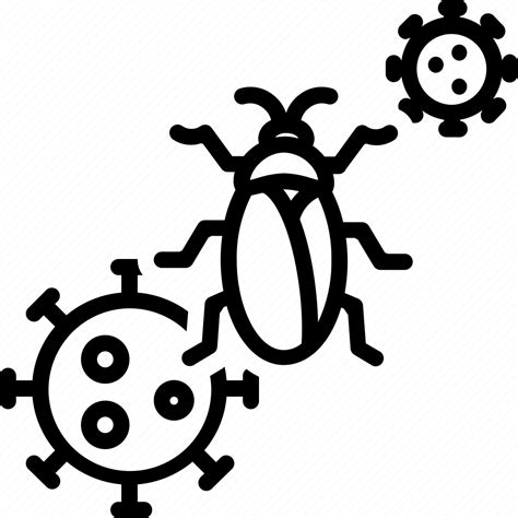 Cockroach Infection Insect Disease Contamination Bacteria Germ Bug Icon Download On