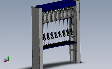 U型支架塔 SOLIDWORKS 2015 模型图纸下载 懒石网