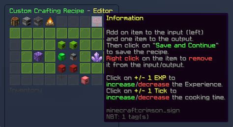 116 1211 Custom Crafting Recipe ⭐ Fully Customizable ⭕ Gui