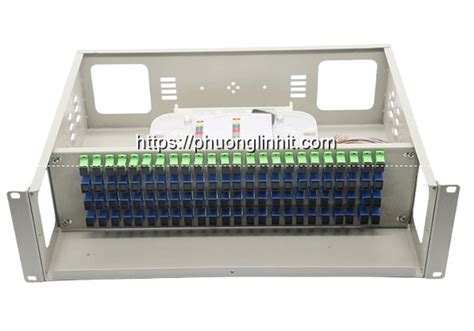 Hộp Phối Quang Odf 96fo Chuẩn Sc Apc 96core Sc Upc 96 Sợi Lắp Tủ Rack đầy đủ Phụ Kiện