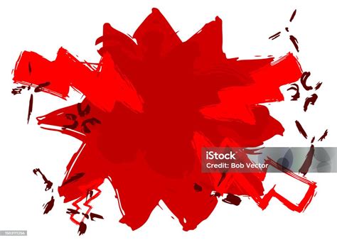 빨간 말풍선 낙서는 흰색 배경에 분리되어 있습니다 도시 회화 스타일의 배경입니다 추상적인 토론 현대적인 더러운 거리 예술 장식의