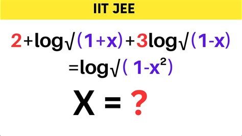 How To Solve This Math Olympiad Question On Logarithm Algebra Youtube