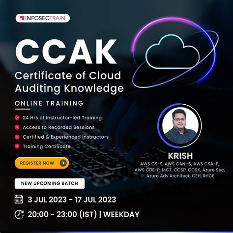 Infosec Train On Linkedin Ccak Cloudcertification Cloudconsulting Security Education Audit