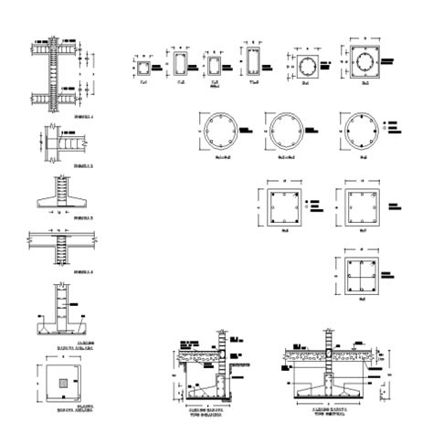 Column Detail Cad Drawing Artofit