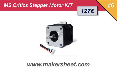 Ms Critics Stepper Motor Kit Makersheet Ms Critics Stepper Motor Kit Makersheet