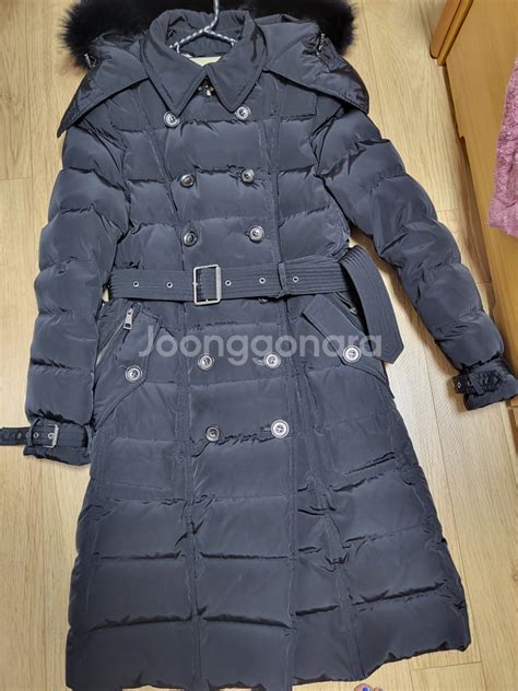 정품 버버리패딩 S 패딩 야상 점퍼 중고나라