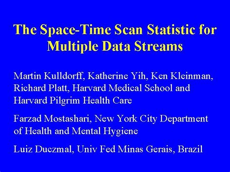 The Spacetime Scan Statistic For Multiple Data Streams