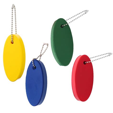 4 Pcs Float Key Chain Floating Keychain For Boat Keys Man Miss