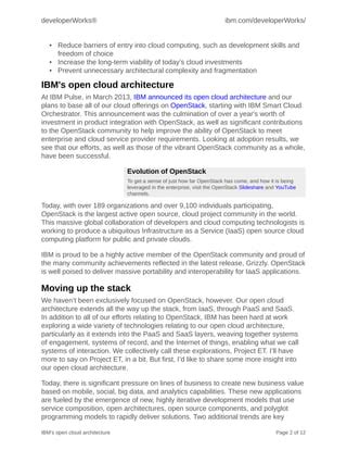 Ibm Cloud Open Architecture PDF