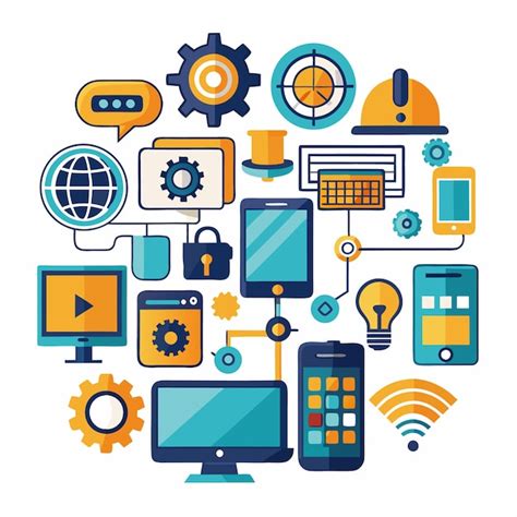 Technology Icon Set Containing 5g Robotics Biometric Geolocation Cloud Computing Premium Ai