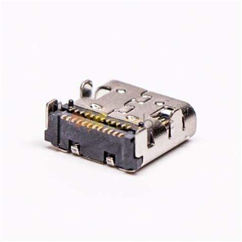 Elecbee USB Type C Female Connector Right Angled SMT For PCB Mount