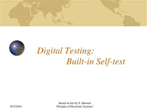 PPT Digital Testing Built In Self Test PowerPoint Presentation Free Download ID 4440638