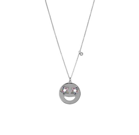 Emoji Necklace Rainbow Necklace Star Necklace Charm Etsy