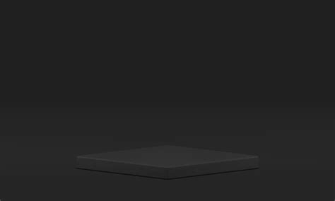 3d 연단 장면 제곱 검은 받침대 제품 프리젠 테이션 스튜디오 배경 현실적인 벡터 3차원 형태에 대한 스톡 벡터 아트 및 기타