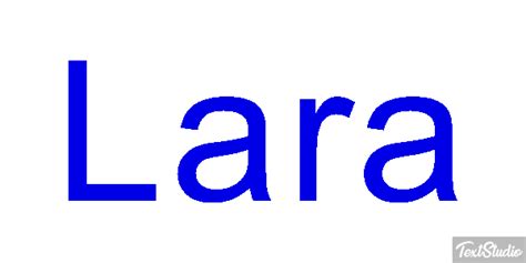 Lara Name Animated GIF Logo Designs