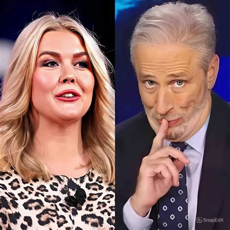 Amazing Sh0cking Jon Stewart Just Mocked Karoline Leavitt But Immediately Faced Her Ruthless