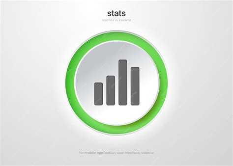 Premium Vector 3d Financial Analysis Stats Icon Business Growth