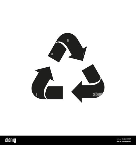 The Three Chasing Arrows Of The Universal Recycling Symbol Flat