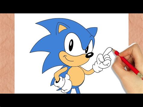 How To Draw Sonic And Classic Sonic