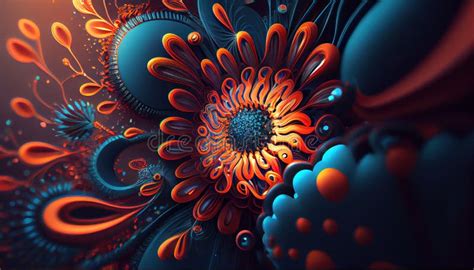 Abstract Background Bright Colorful Curved Details Trendy Simple Design Layout For